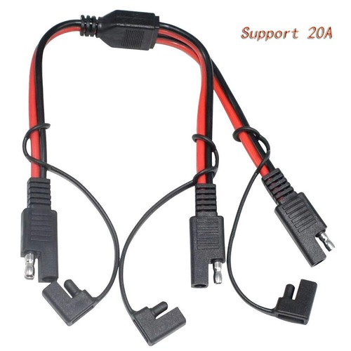 14AWG SAE DC Power Automotive Connector Cable Y Splitter SAE Extension ...