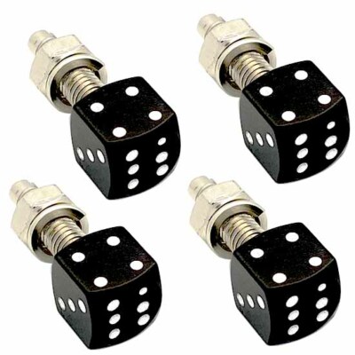 4 Pcs Black Billet Aluminum License Plate Frame Tag Bolts Screws for ...