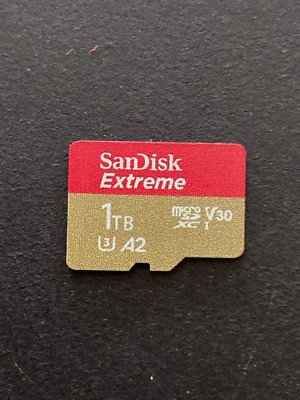 SanDisk Extreme 1TB UHS Speed Class 3 microSDXC Memory Card ...