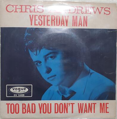 Chris Andrews – Yesterday Man "7 Single" Vinyl Zustand: VG | eBay.de