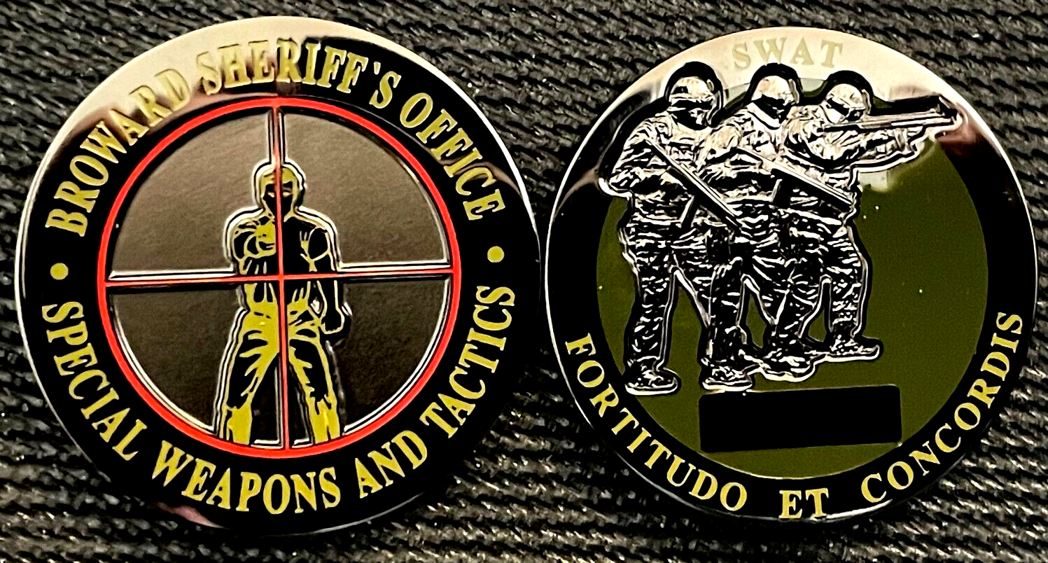 BSO - Broward Sheriff's Office SWAT - FirstGEN 1.5in TacticalBLK ...