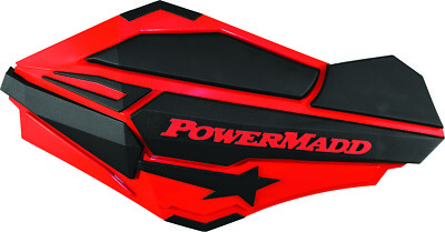 POWERMADD 2003-2016 DR-Z125L FITS SUZUKI SENTINAL HANDGUARDS (RED/BLACK ...
