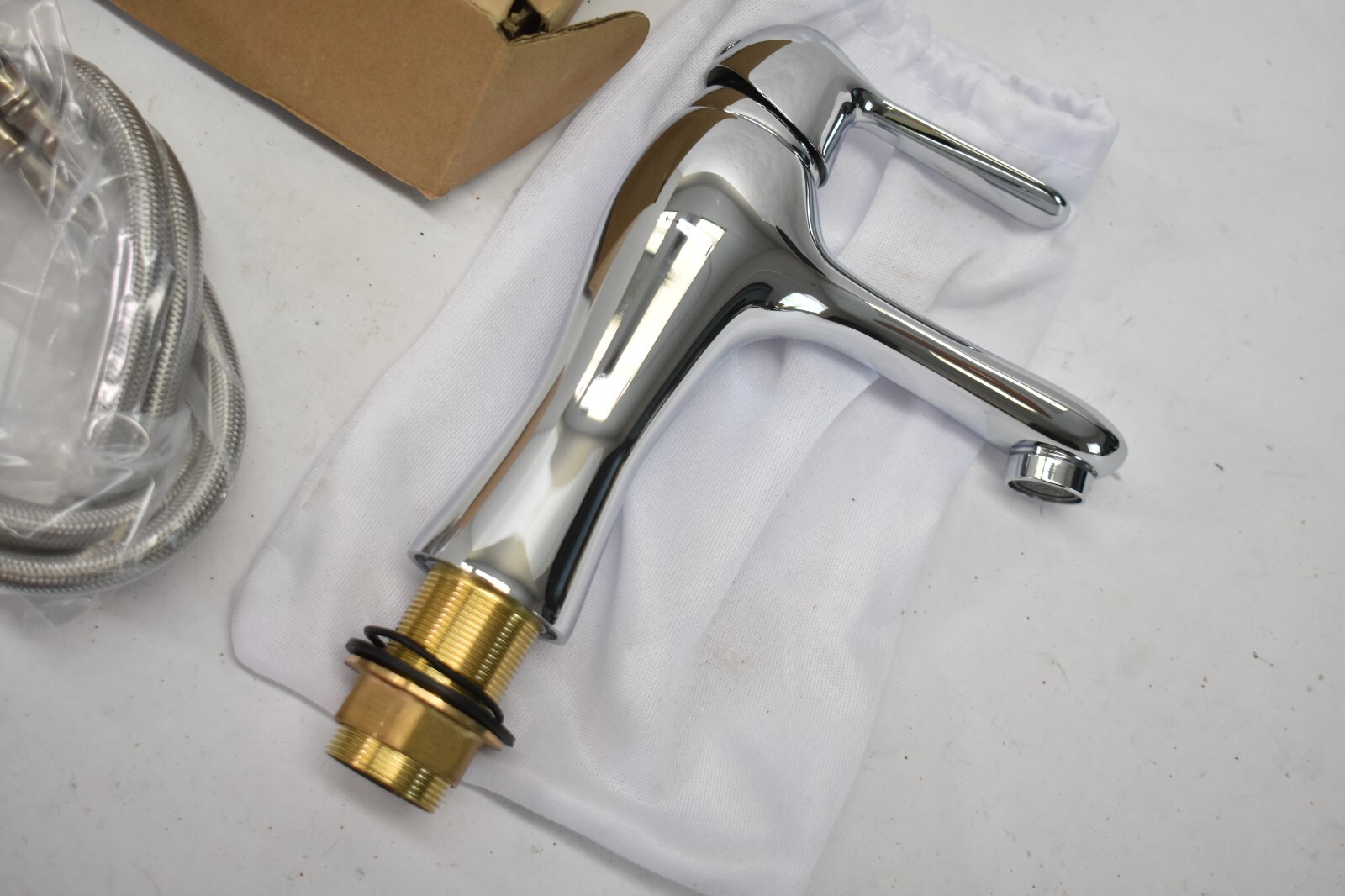 Renovators Supply Chrome Faucet Handle Assembly Kit Polished ...