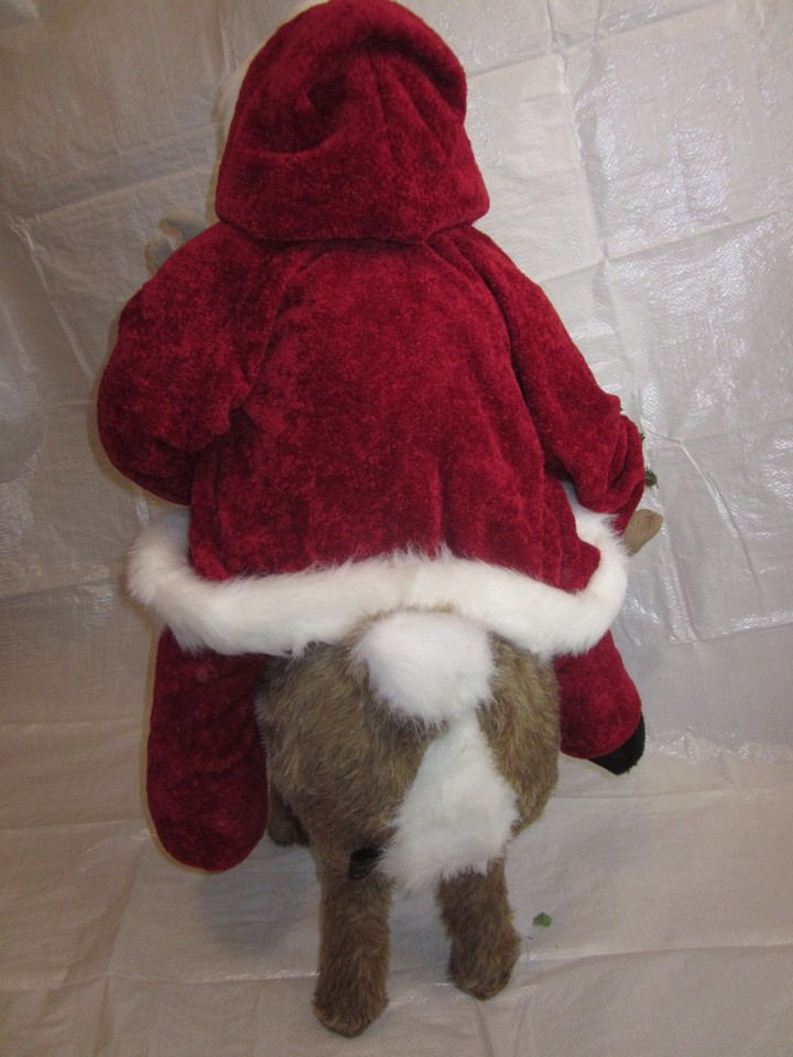 HEN HOUSE Joyce Ditz Designs Santa on Reindeer Dearest OPA 2nd LE ...