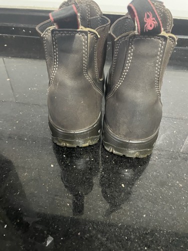 Redback Easy Escape Oil Kip USBOK Work Boots Dark Brown Used Size 5AU ...