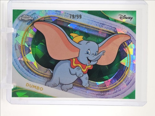 DUMBO 2025 TOPPS CHROME DISNEY SAPPHIRE GREEN REFRACTOR /99 Q2091 | eBay