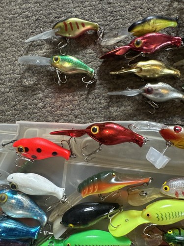 Huge Lot 60 Plus Assorted Salmon Fishing Plugs and Tackle Box | eBay