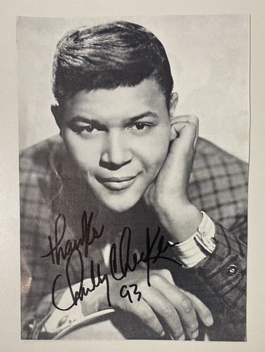 Chubby Checker Signed Autograph Concert Programme Page | eBay UK