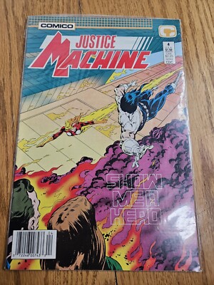 Justice Machine #4 Comic Comico Covered | eBay
