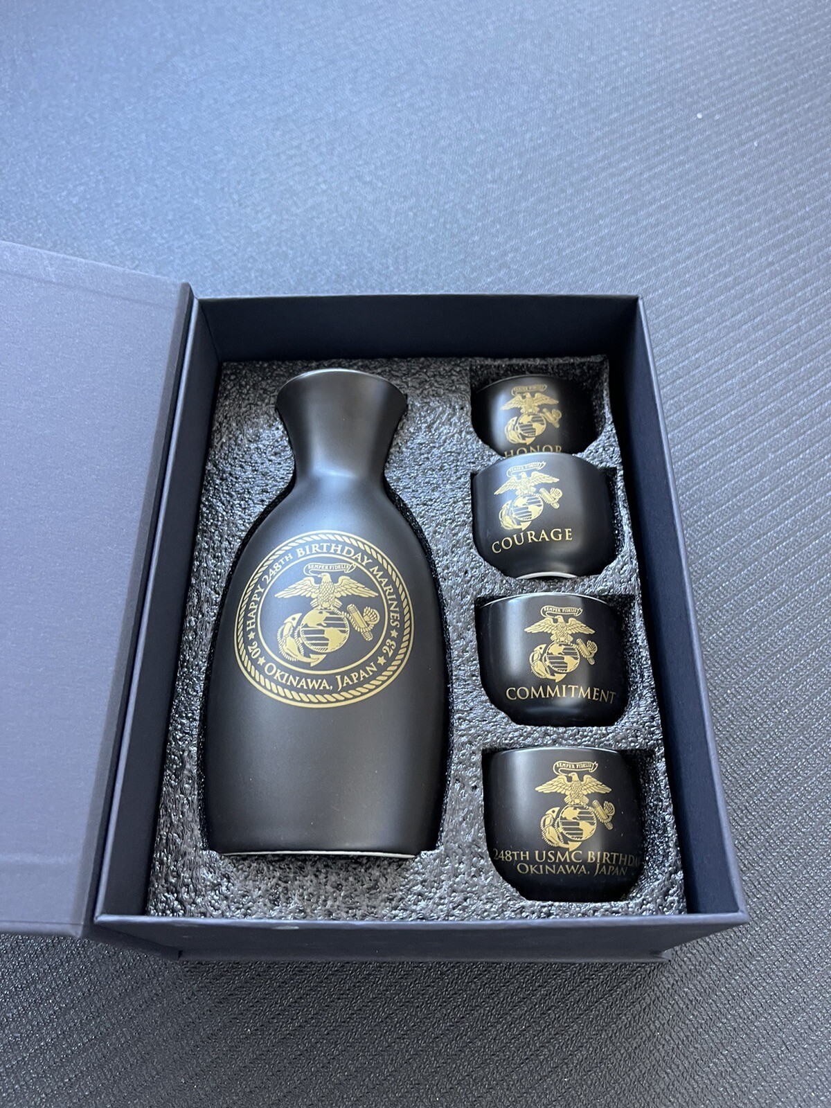 Marine Corps Ball Sake Gift Set 2023, Marine Corps Drink Set Japan ...