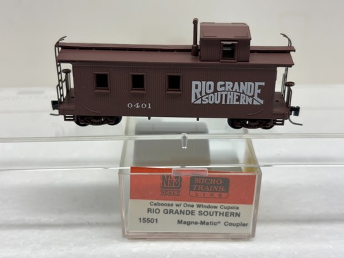 Nn3 Scale Micro Trains MTL 15501 Rio Grande Southern RGS 0401 Caboose ...
