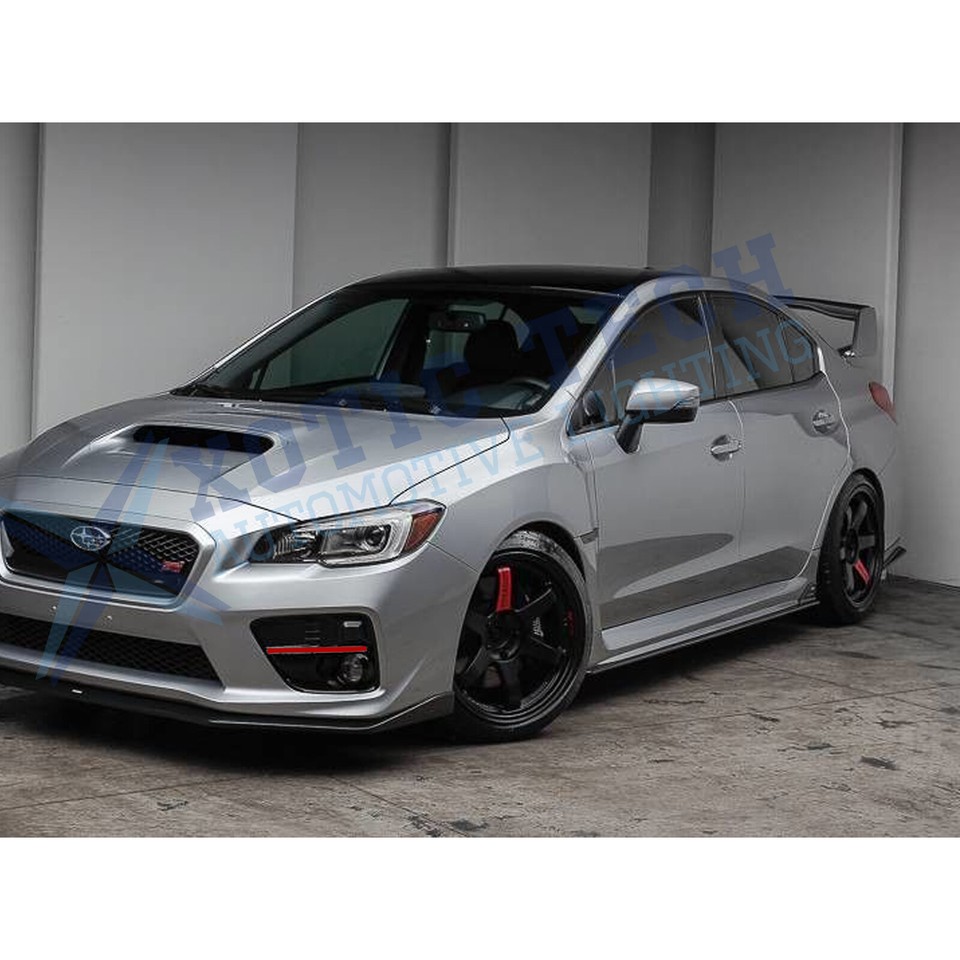 Sporty Front Grille Fog Light Bezel Pinstripe Decal Sticker For Subaru ...