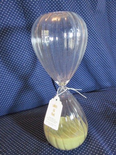 Sands Of Time Hourglass Timer Figurine - Clear Glass With Tan Sand 1 ...