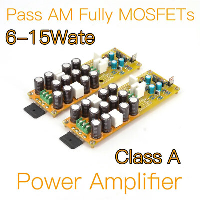 1pair Pass AM Fully MOSFETs Class A(6-15W) Power Amplifier Finished ...