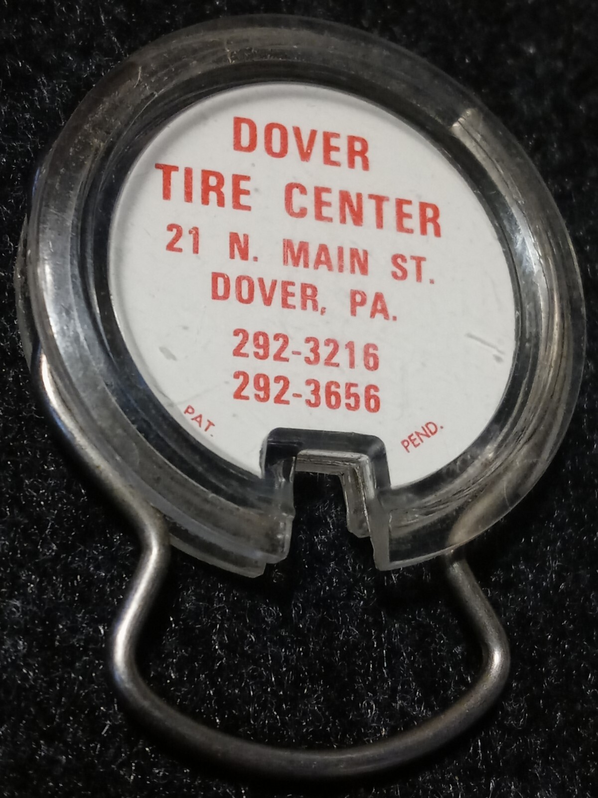 Vintage Goodyear Advertising Plastic Keychain Plastic Edge Chipped ...