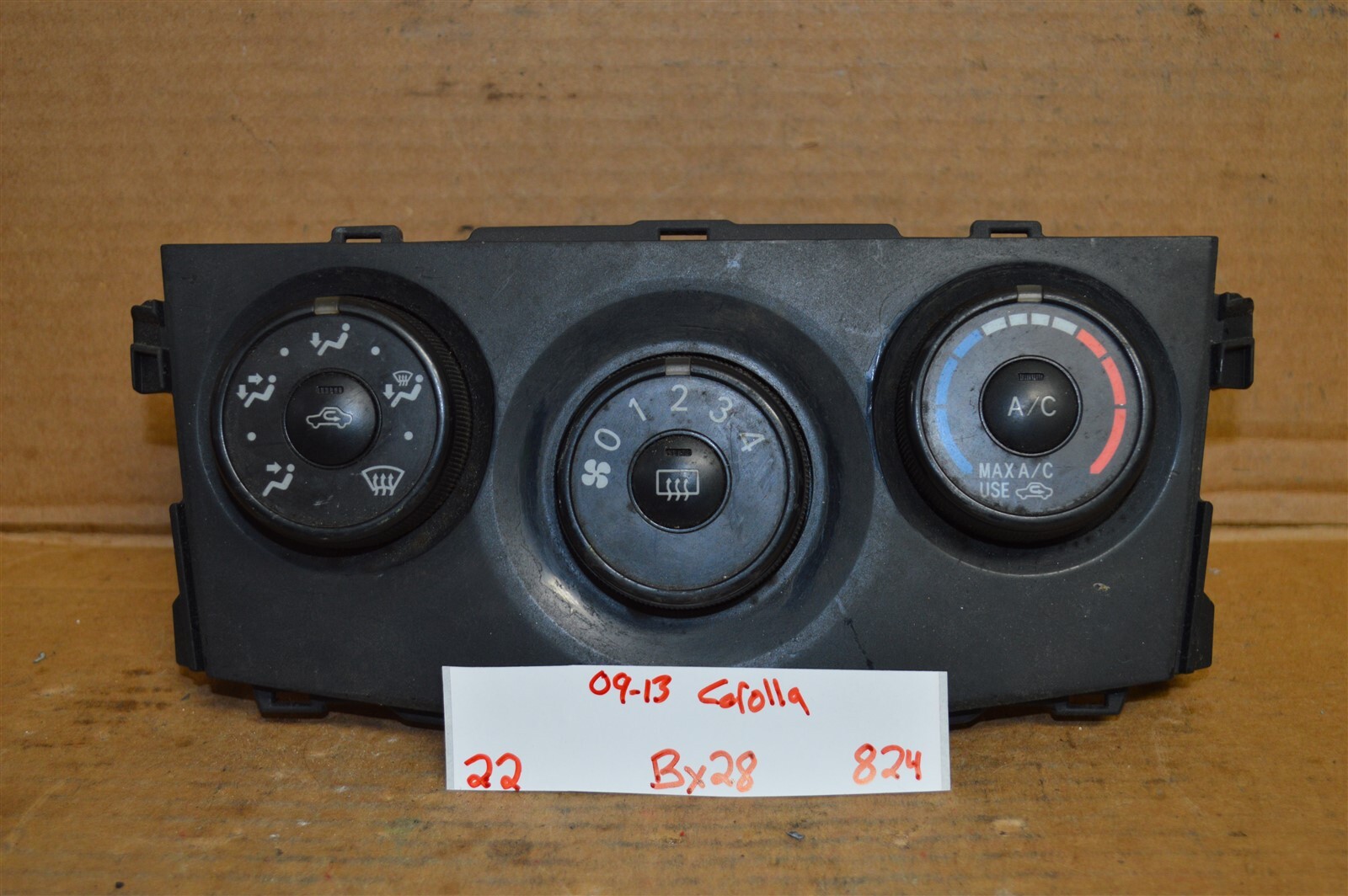 09-13 Toyota Corolla Temperature AC Climate 5590375D403 Control 824-22 ...