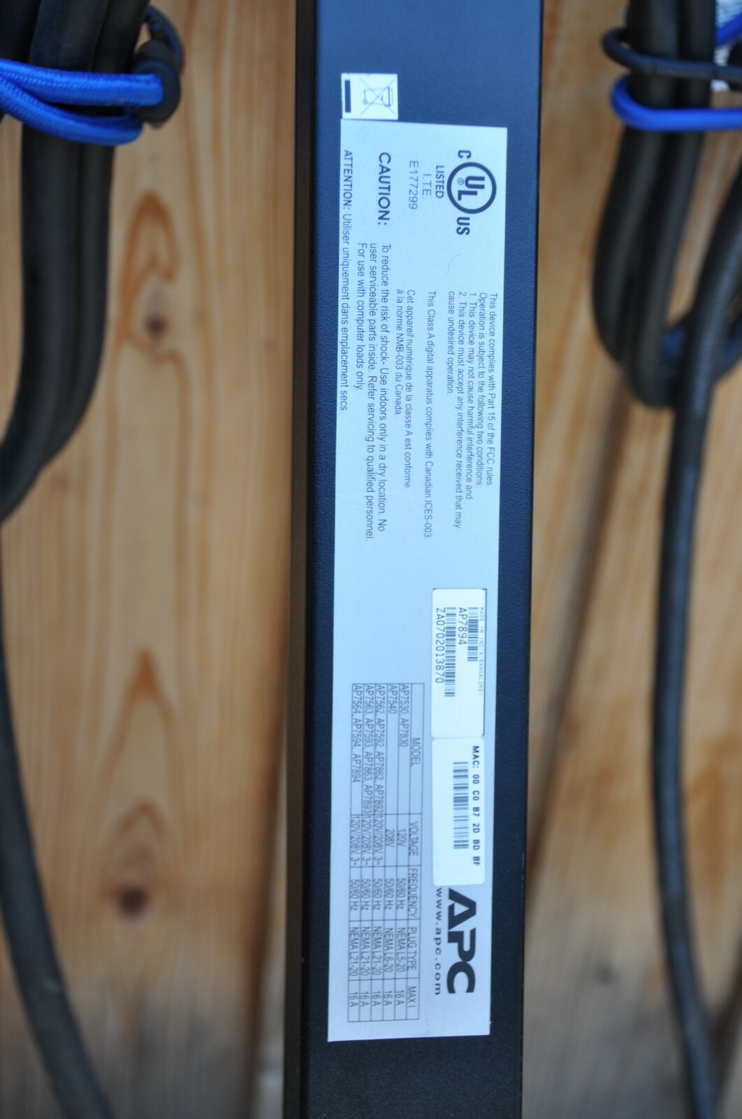 #A #B GUC APC AP7894 42-Port Rack Power Distribution Strip PDU Surge ...