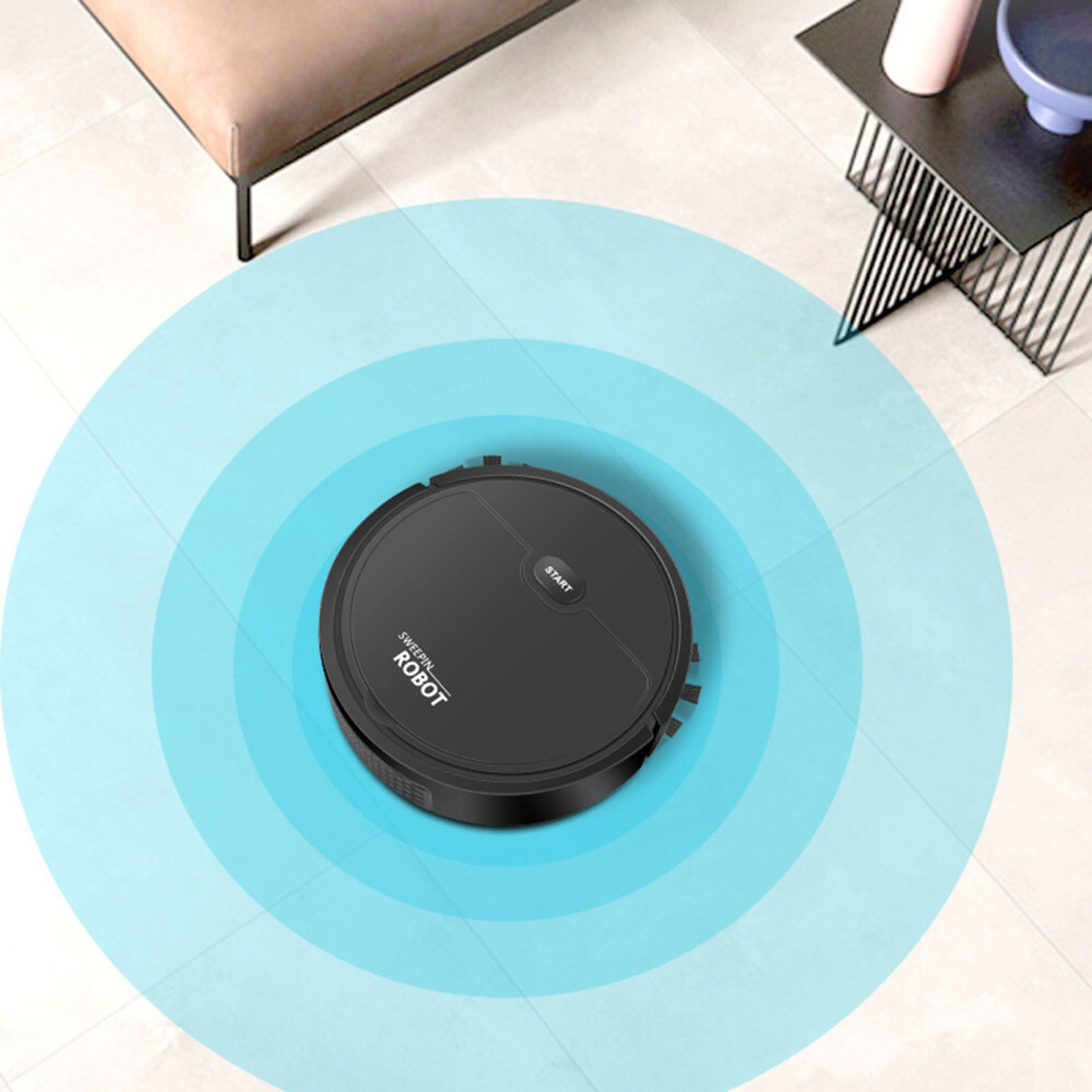 Automatic Smart Robot Vacuum Cleaner Dry Wet Floor Mop Sweeping USB ...