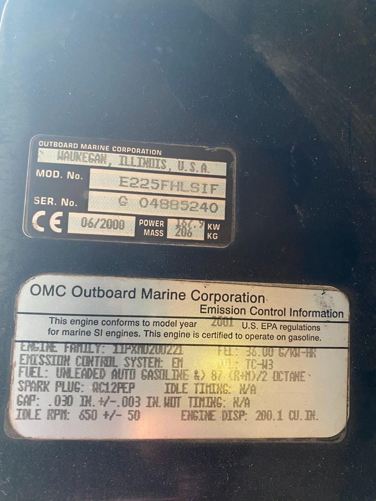 Mp4126 Evinrude FICHT Fuel Injector Starboard 5004284 for sale online ...