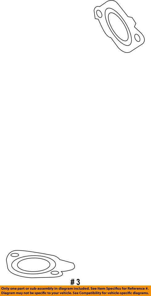 GM OEM 13-24 Encore Emission System Egr System-Egr Pipe Gasket 12688014 ...