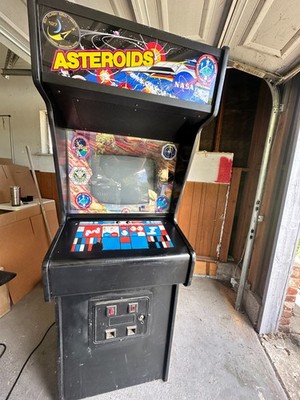 ASTEROIDS ARCADE MACHINE by ATARI 1979, Original Retro Video Game ...