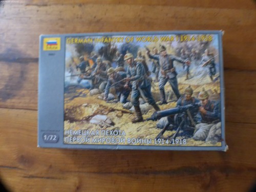 Zvezda n°8083 Infantrie Allemande WWI NEUF mais boite usagée 1/72 | eBay