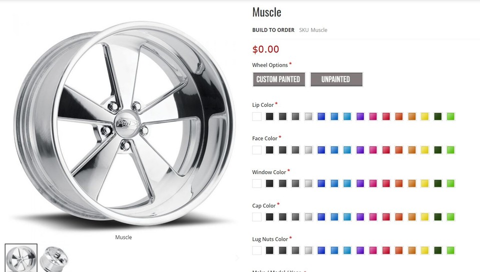 22 PRO WHEELS RIMS MUSCLE FORGED BILLET POLISHED ALUMINUM US ...