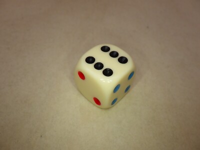Michigan Red Eye Die Round Corner 16mm - RPG Tabletop Game Dice CCG ...