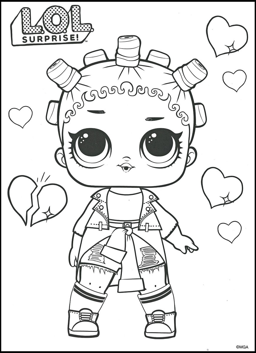 Lol Surprise Doll Coloring Pages 27 LOL Surprise Dolls Coloring Pages