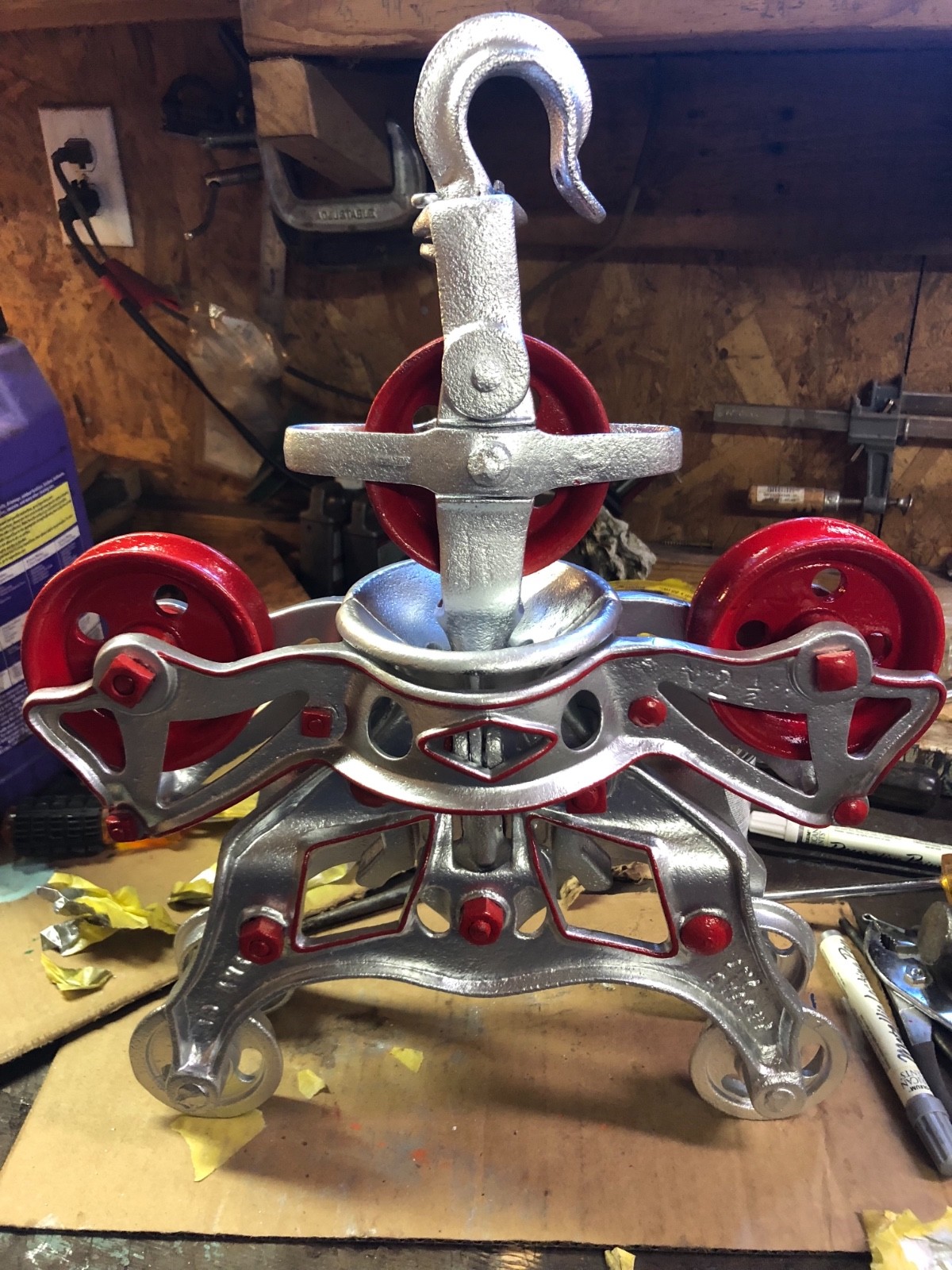 Antique hay trolley professionally restored | eBay