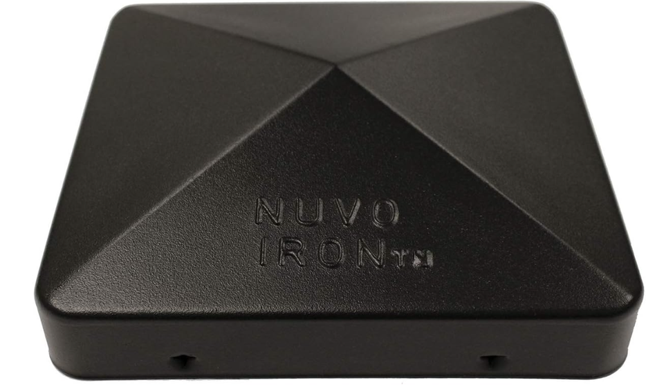Nuvo Iron Eazy Pyramid Post Cap – 6" x 6" Nominal (Fits 5.5" x 5.5" Posts) Black | eBay