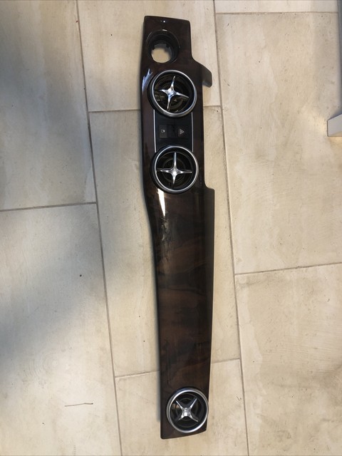 2014 MERCEDES GLK Front Center Dash Trim Air Vent Wood Panel OEM A204 ...