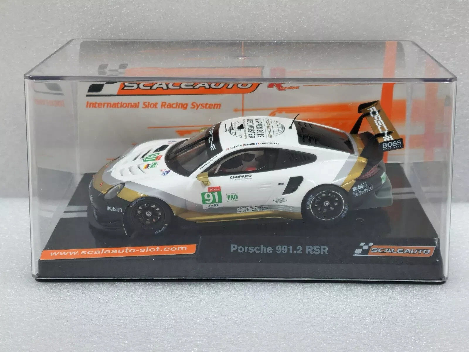 Scaleauto SC-6293R Porschee 911 GT3 RSR 24h LeMans 2019, #91 New 1:32 ...