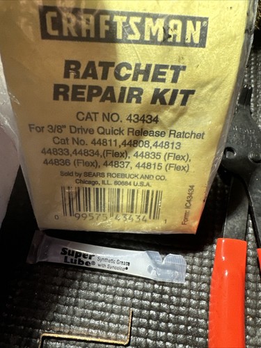Craftsman 44808 44811 USA 3/8 Ratchet Repair Kit 43434 for sale online ...