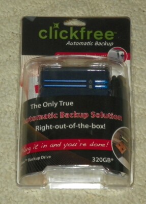 Clickfree 320GB Automatic Backup External USB Hard Drive - HD325 | eBay