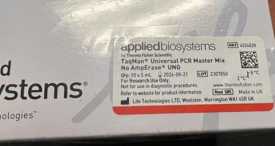 Applied Biosystems TaqMan™ Universal PCR Master Mix No AmpErase UNG ...