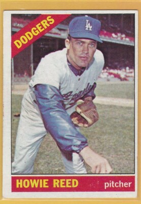 1966 TOPPS BASEBALL HOWIE REED #387 DODGERS EX/EX+ *76074 | eBay