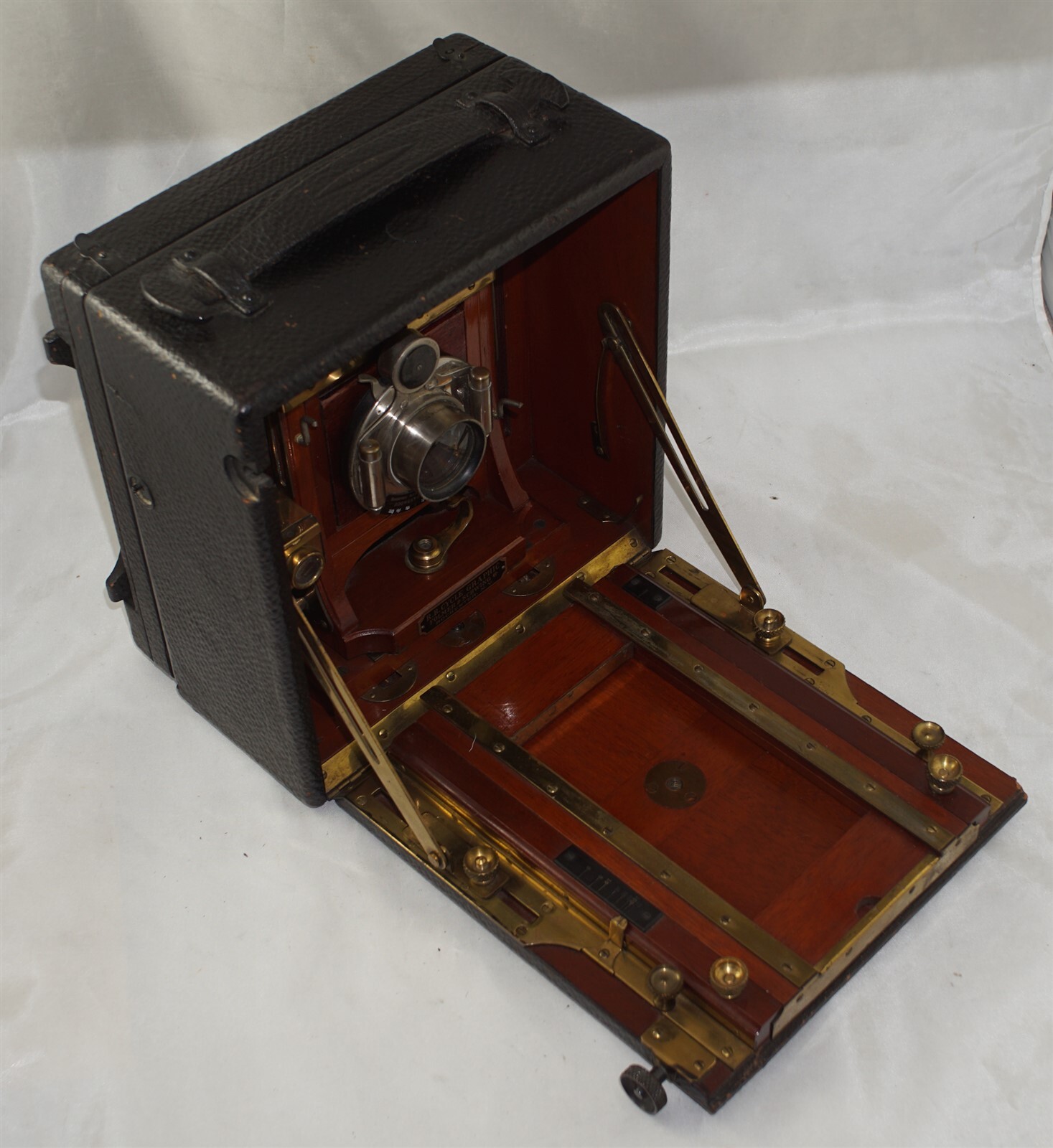 5x7 Folmer & Schwing R.B. Cycle Graphic Camera w/ Removable Back Early ...