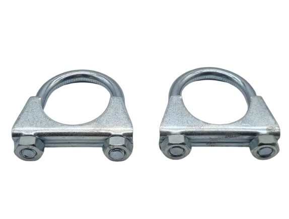 2 x M10 Ø 52 mm Auspuffschelle Bügelschelle U-Bolt Clamp Schelle ...