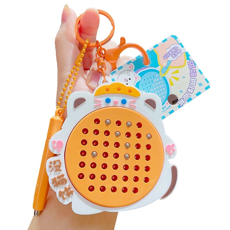 Steel Ball Drawing Toy Pendant DIY Schoolbag Pendant Kids Toys | eBay
