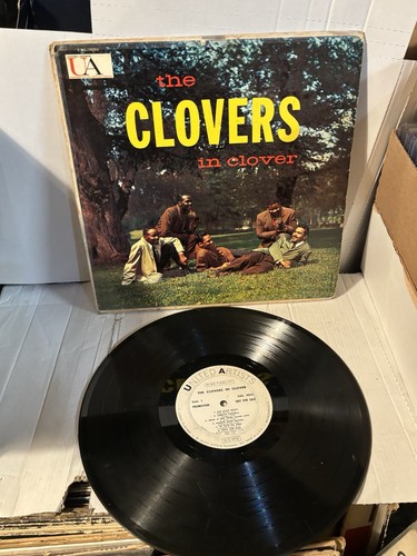 THE CLOVERS — “In Clover” 1959 Original United Artists LP WHITE LABEL ...