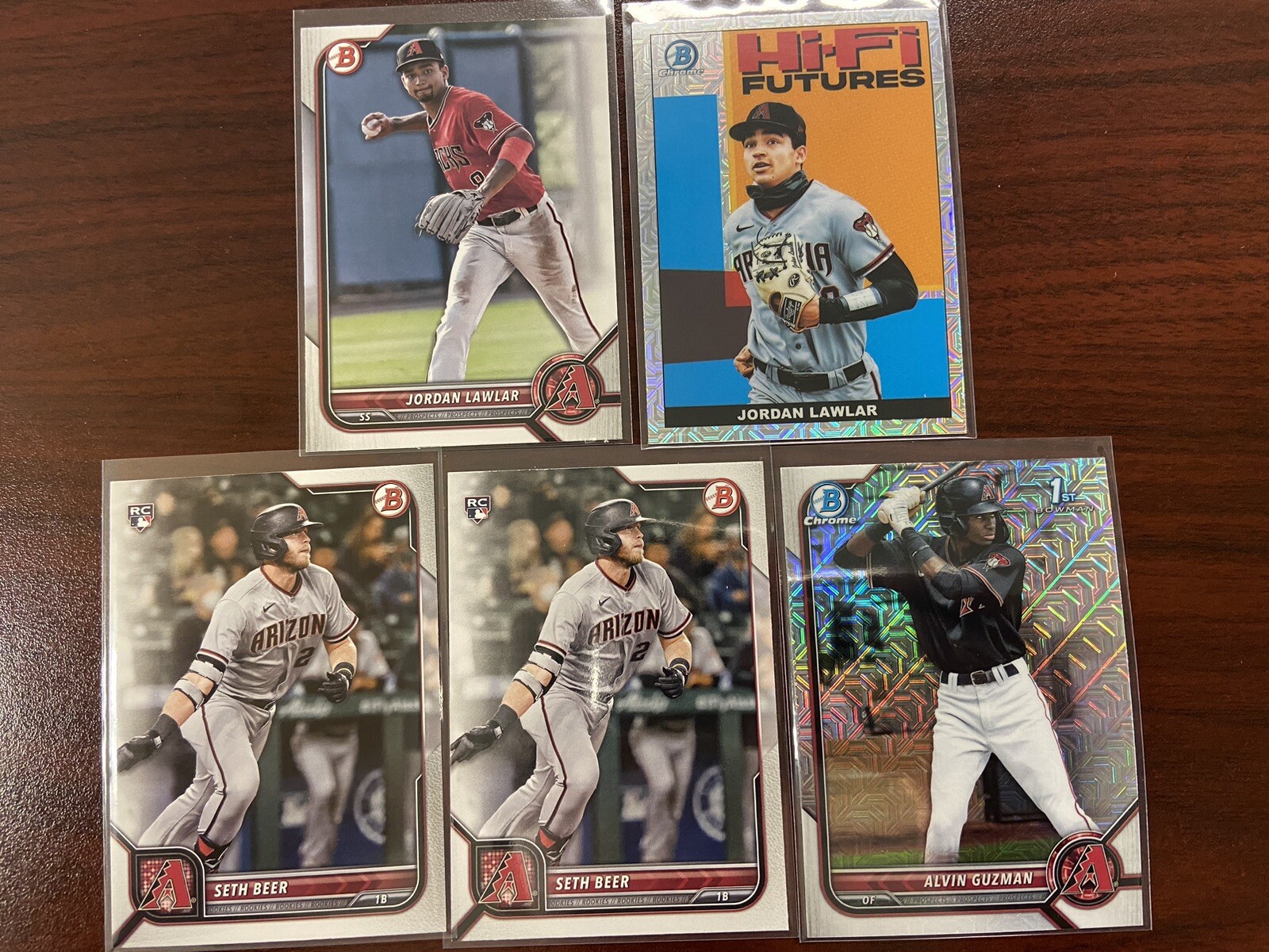 2022 Bowman Diamondbacks Lot! Seth Beer Rookie, Guzman Mojo! | eBay