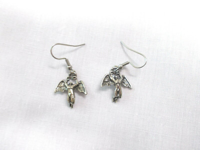 CELTIC SWAN SONG ANGEL LED ZEPPELIN CHARMS ICARUS PEWTER DANGLING ...