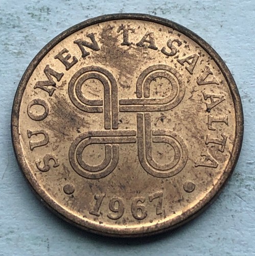 1967 FINLAND 1 PENNI SUOMEN TASAVALTA COIN | eBay