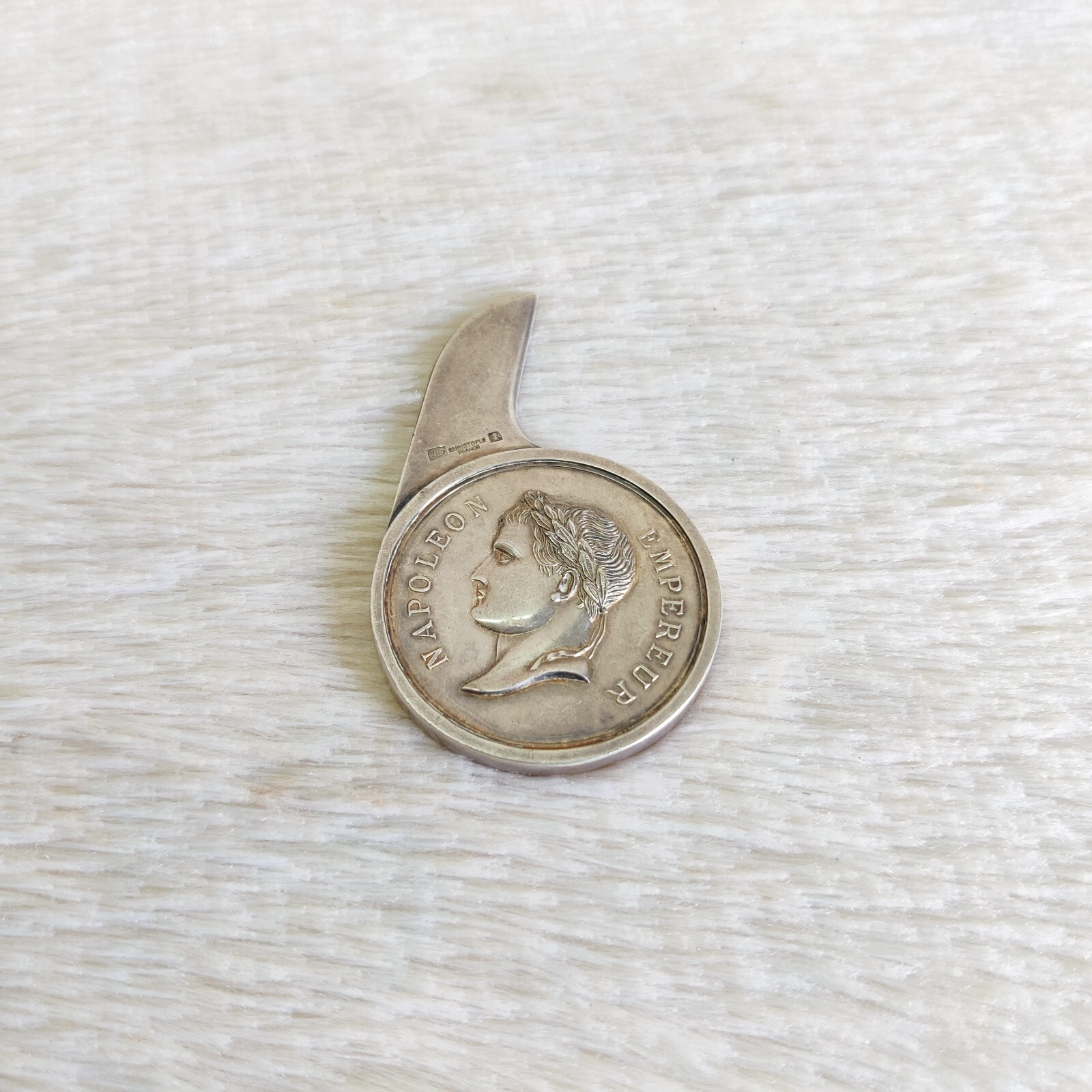 Vintage Former Silver Cutter Napoleon Emperor Bonaparte Laurel Wreath ...