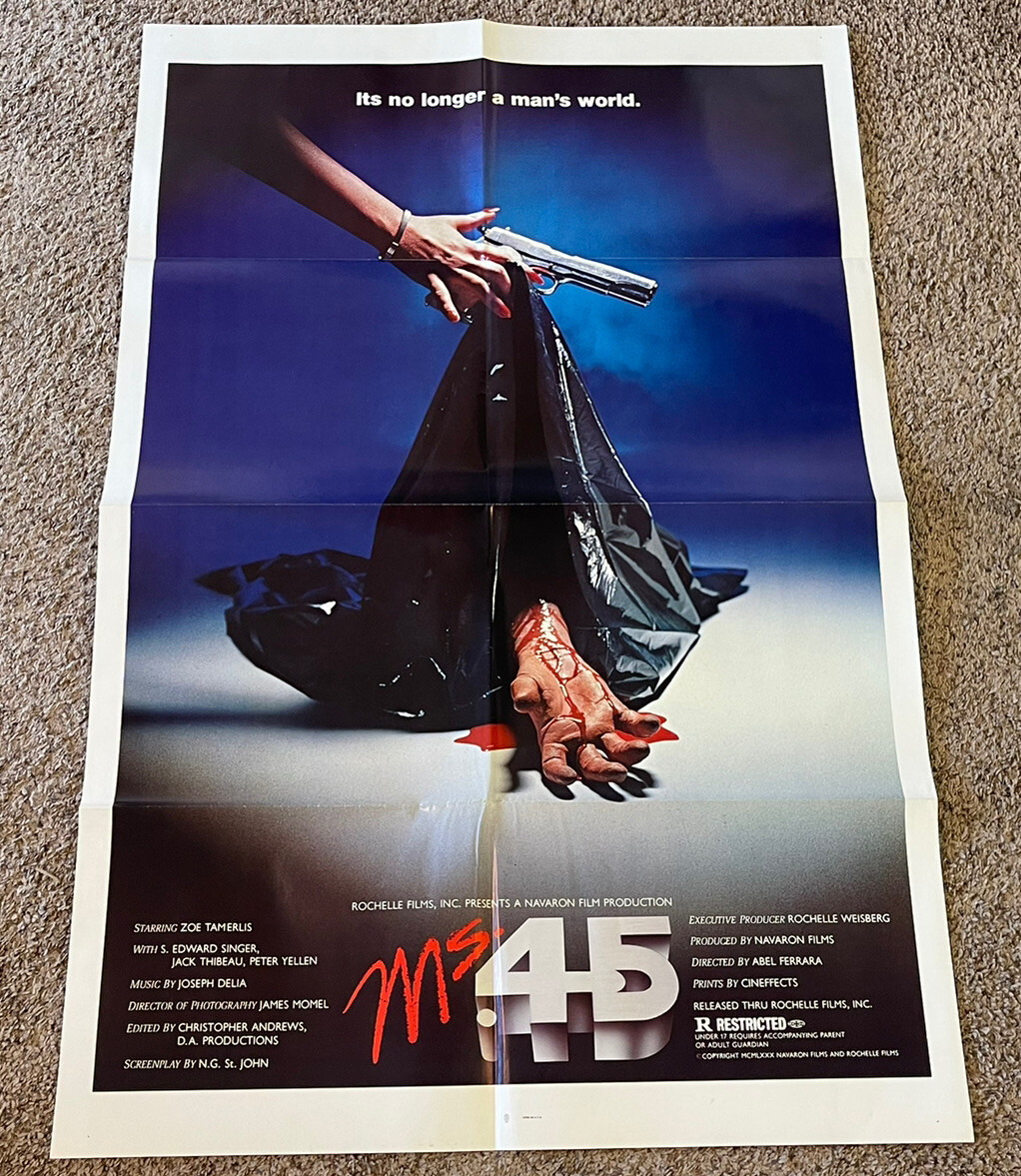 Original 1981 MS. 45 Movie Poster, Folded, 27x41, Abel Ferrara | eBay