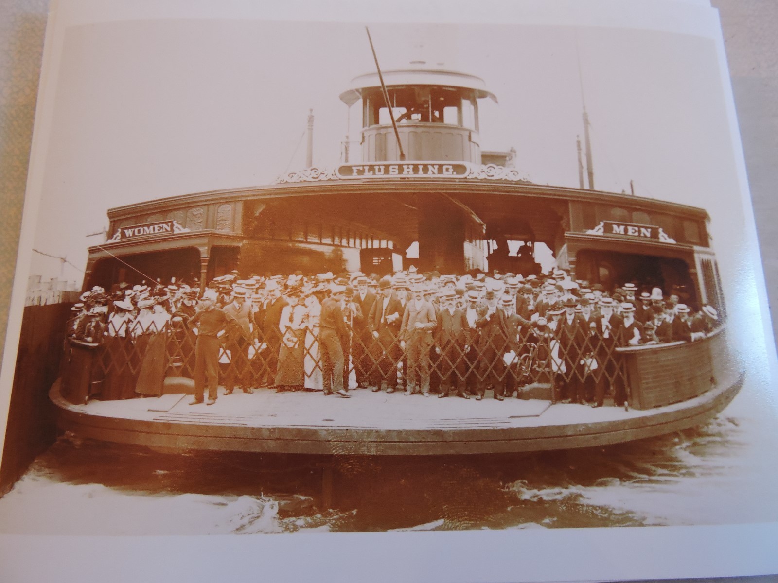 1890 Long Island Rail Road LIRR Ferry FLUSHING New York Ctiy NYC ...