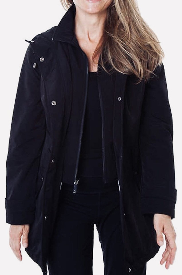 New HFX Performance Women’s All Weather Water Resistant Trench Coat ...