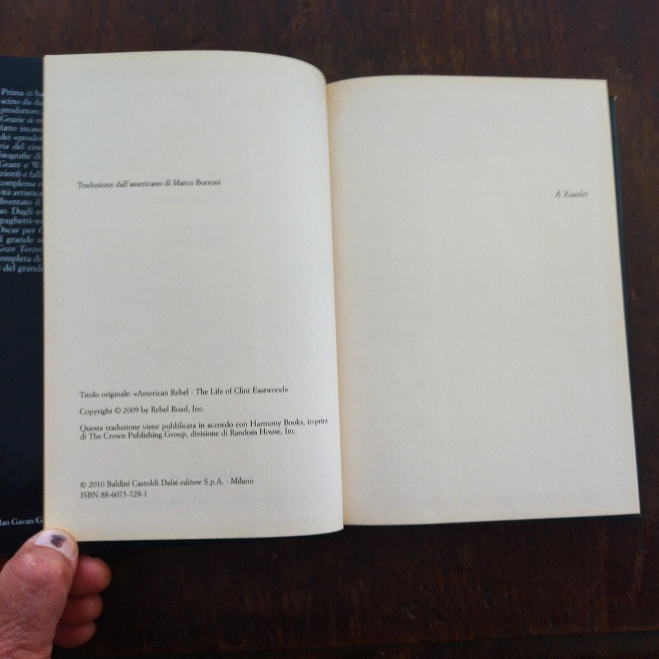 CLINT EASTWOOD, UN RIBELLE AMERICANO - M. ELIOT - B. C. DALAI EDITORE ...
