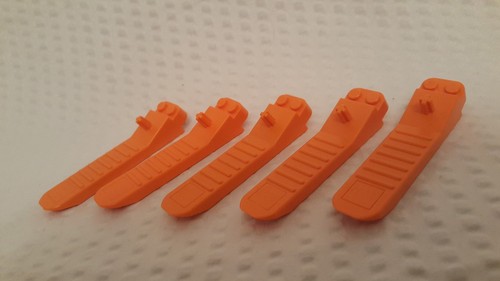 LEGO, 5 Orange Piece Remover / Brick Separators | eBay